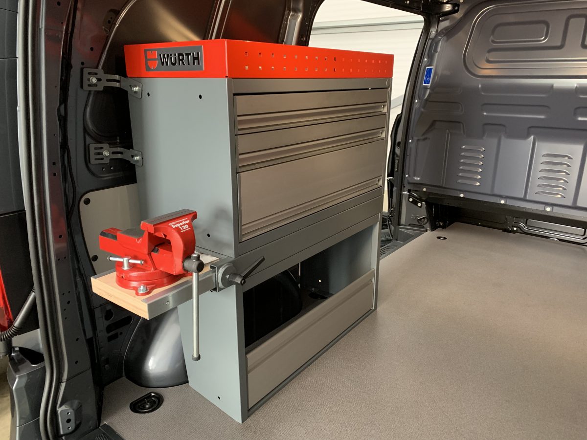 Wurth Metal Racking Mercedes Vito Compact | Vanwagen