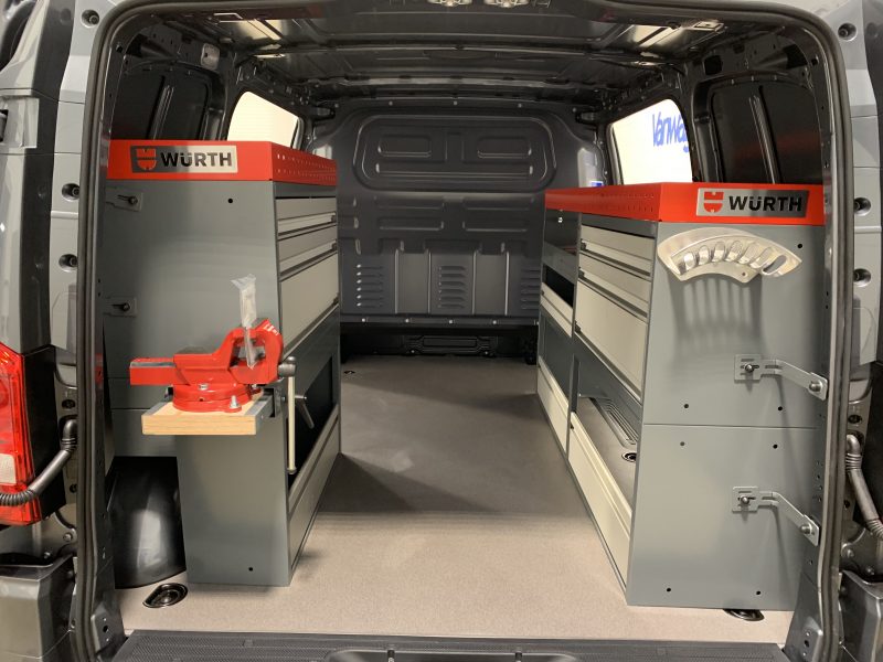 Wurth Metal Racking Mercedes Vito Compact | Vanwagen